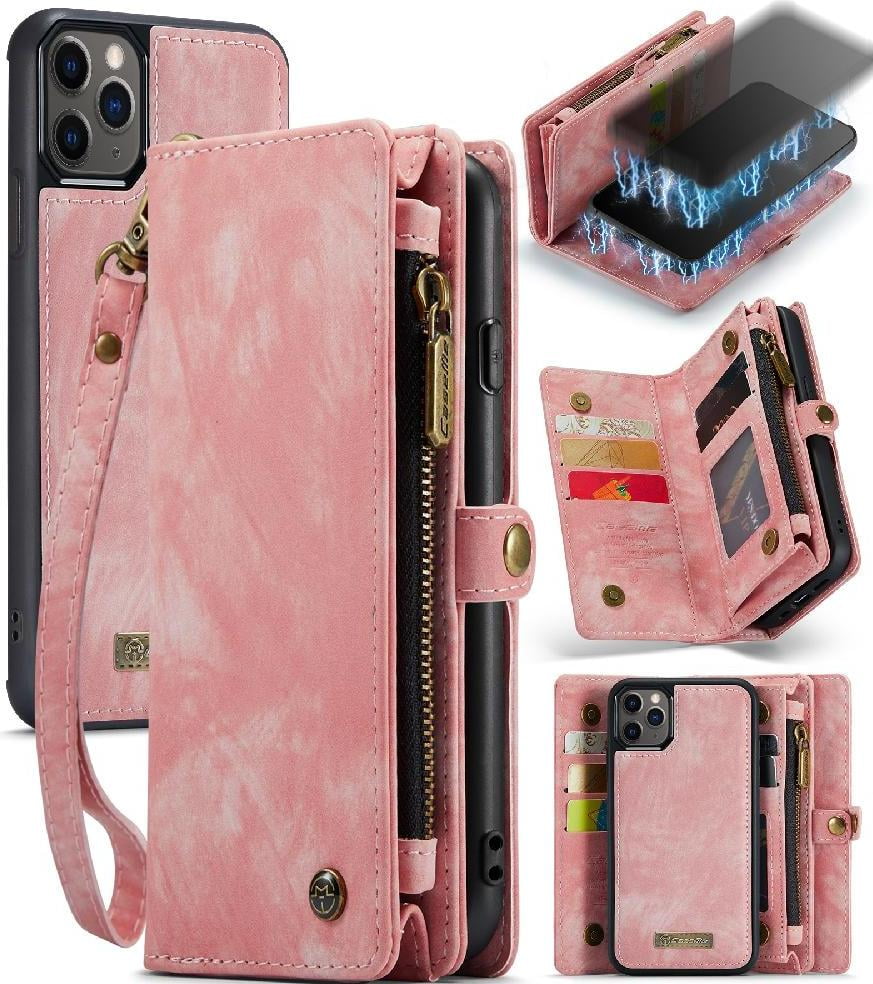 Case for iPhone 11 Pro Wallet Cover Trifold with Strong Magnetic ...