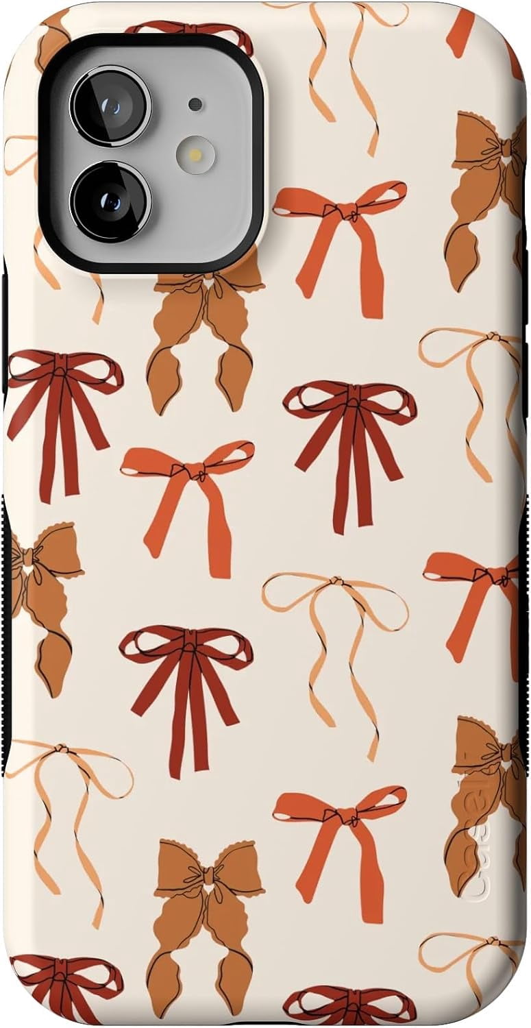 Case for iPhone 12/12 Pro Case | Fall Girlie | Pumpkin Spice Bows ...