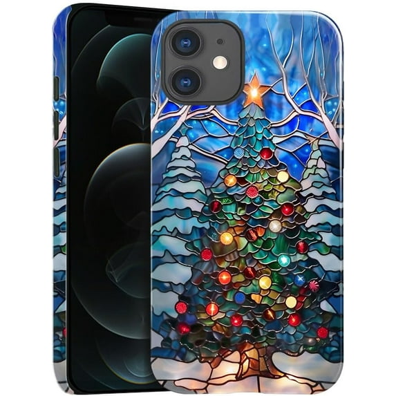 Case for iPhone 12 - [Drop Protection Phone Cover] - Glossy Hybrid Case ...