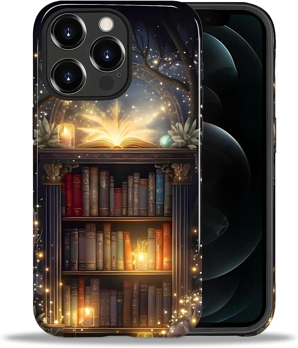 Case for iPhone 12 Pro Max, PC Hard Shell Silicone Inner Bumper 2 in 1 Anti-Scratch Full-Body ...