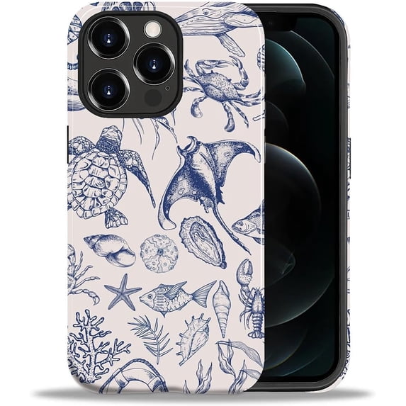 Case for iPhone 12 Pro Max, PC Hard Shell & Silicone Inner Bumper, Anti ...