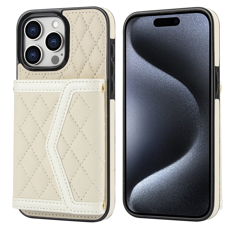 Case for iPhone 12 Pro Stylish Flip Wallet Case with RFID Blocking Card ...