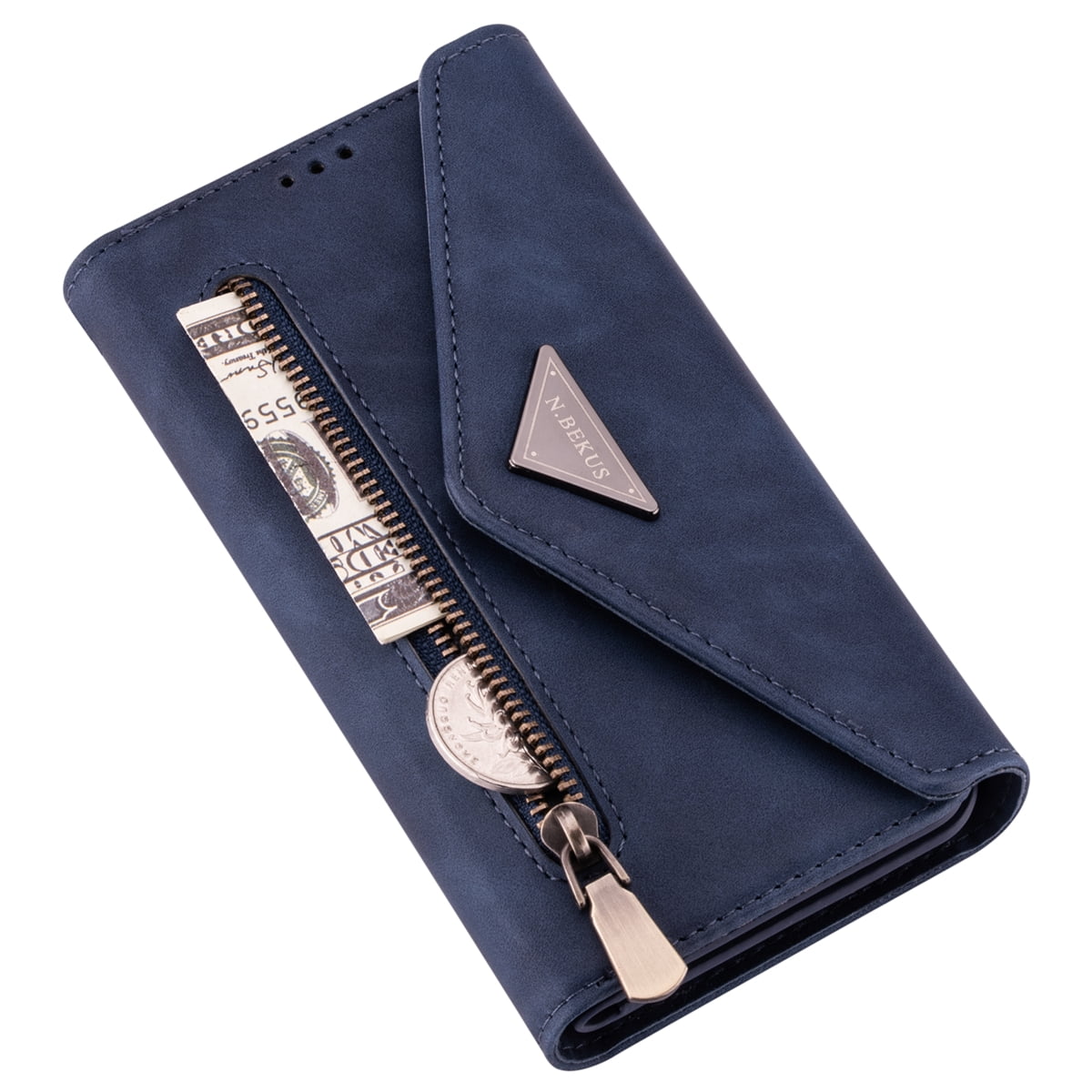 Case for iPhone 12 Pro max 6.7 Zipper pocket wallet, handbag, neck ...