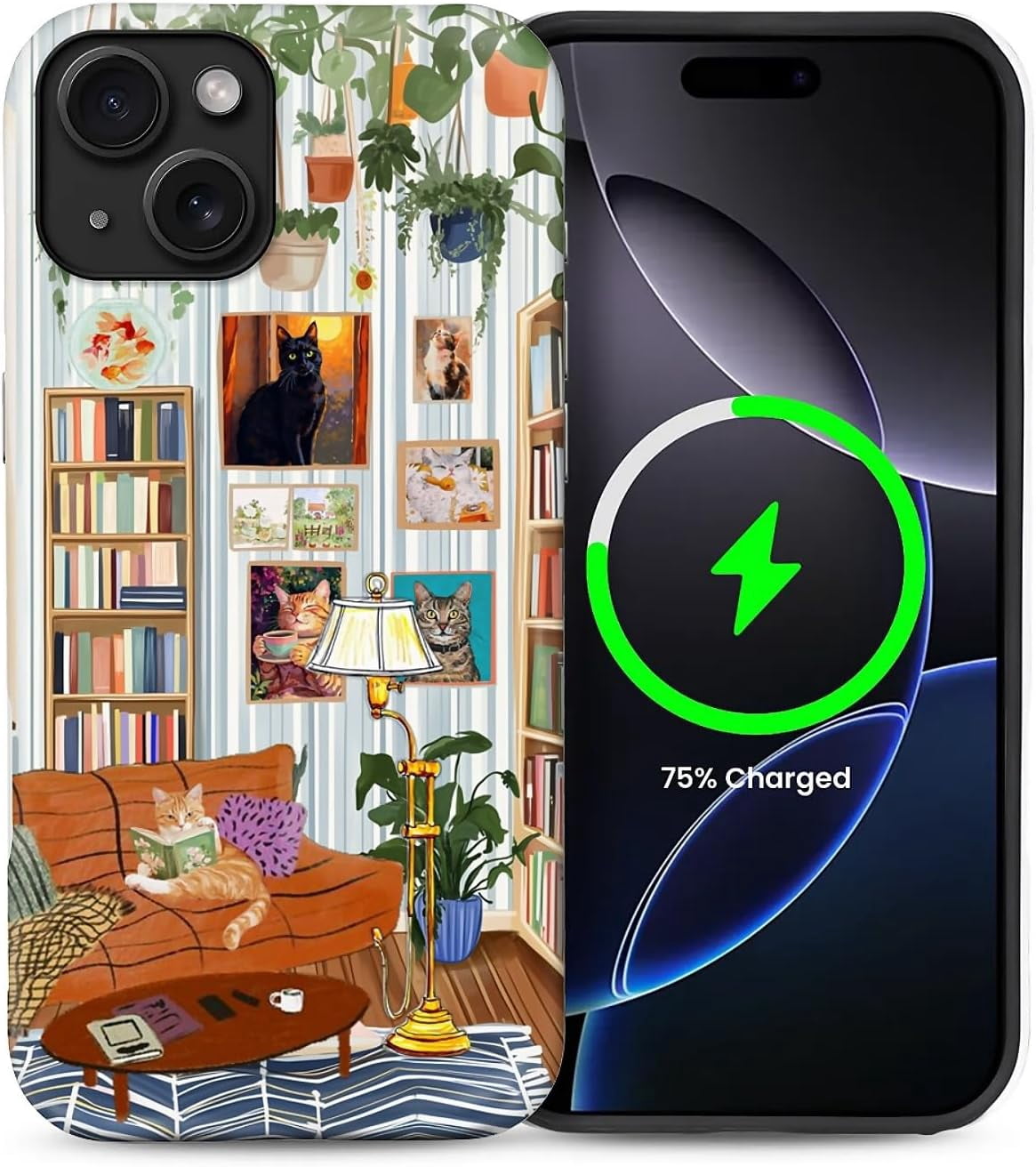 Case for iPhone 13/14,Compatible with MagSafe,Magentic Hybrid 2 Layer ...