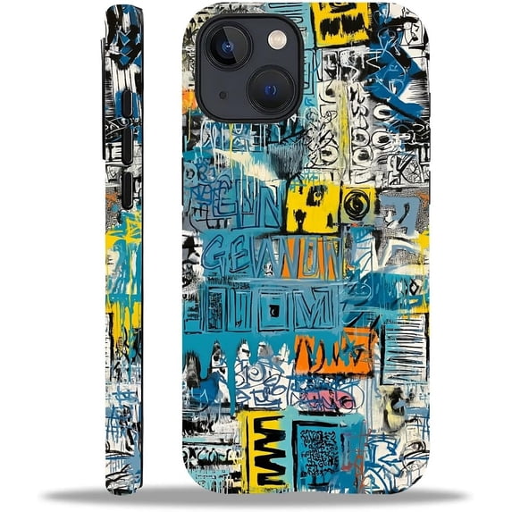 Case for iPhone 13/14, Drop Protection Hybrid 2-Layer Hard Phone Cover ...