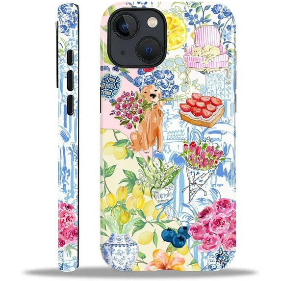 Case for iPhone 13/14,Lovely Phone Case for Girls Women,Scratch ...