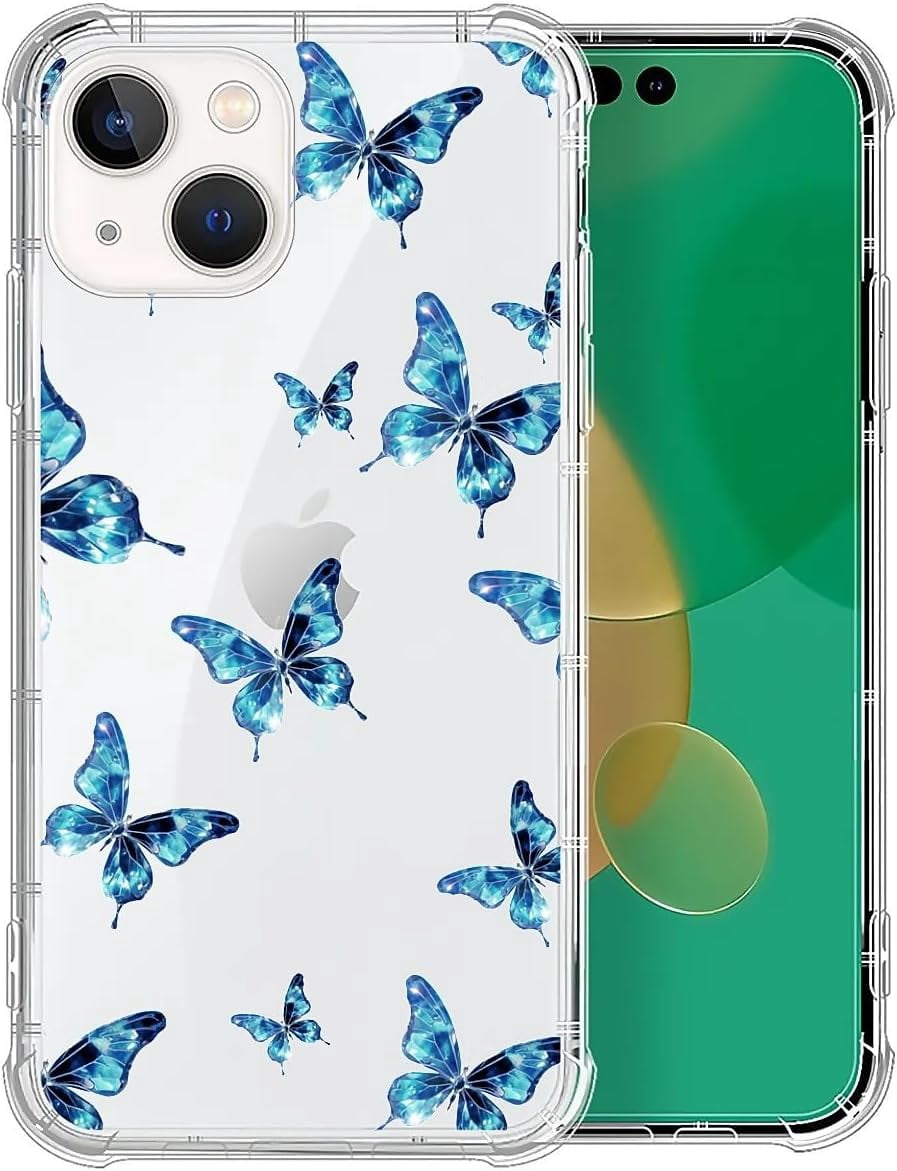 Case for iPhone 13,Drop Protection Slim Fit Clear Phone Cover TPU ...