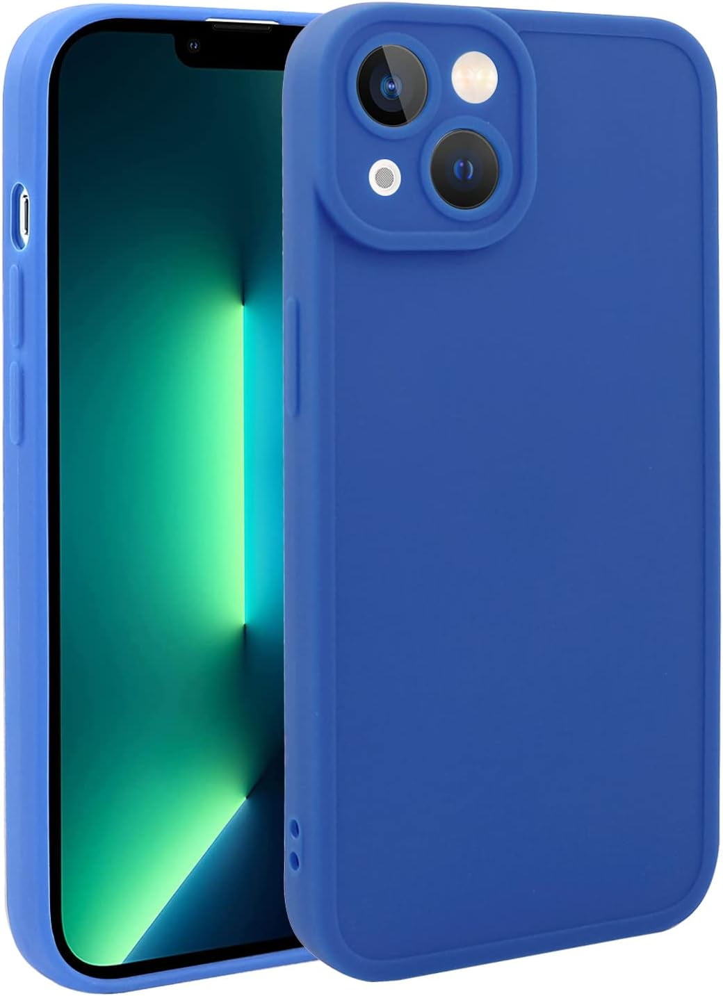 Case for iPhone 13 Mini, Liquid Silicone Slim Shockproof Cover Case for iPhone 13 Mini (5.4 inch ...