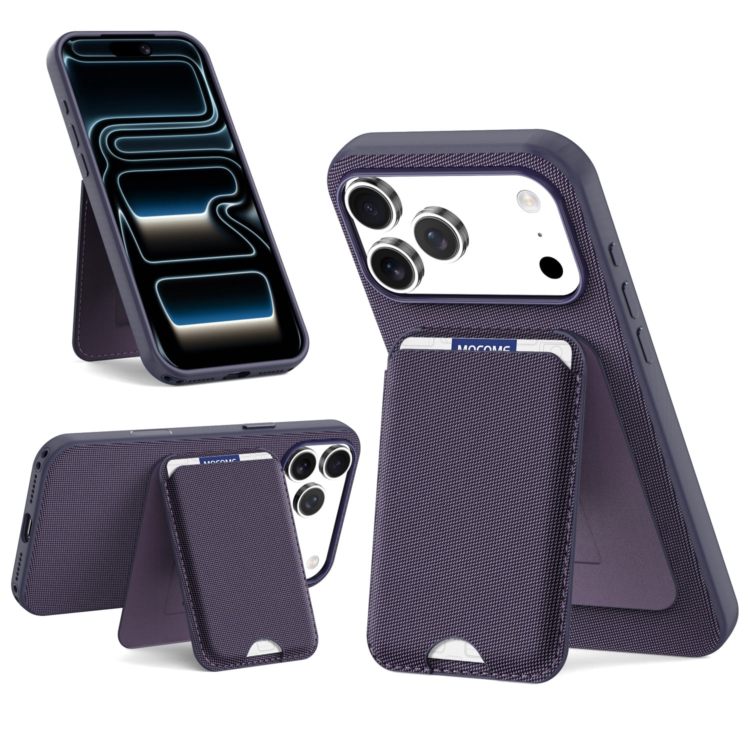 Case for iPhone 13 Pro, Fabric + TPU Protective Phone Case with ...