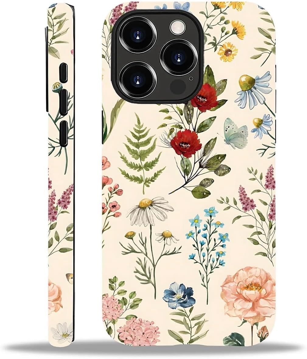 Case for iPhone 13 Pro Max, Drop Protection Hybrid 2-Layer Hard Phone ...