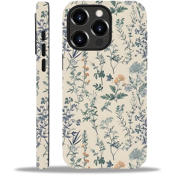 Case for iPhone 13 Pro Max,Floc Flower Splicing Exquisitely Pattern ...