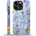 Case for iPhone 13 Pro,Purple Skull Flower Exquisitely Pattern Double ...
