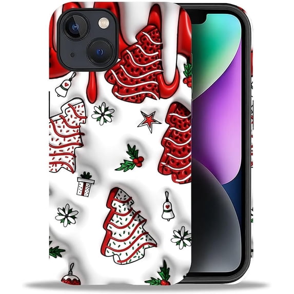 Case for iPhone 14 Plus, Drop Protection Hybrid 2-Layer Hard Phone ...