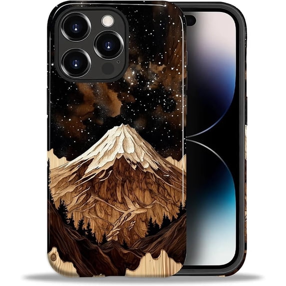 Case for iPhone 14 Pro, 2 in 1 PC Hard Shell & Silicone Inner Bumper ...