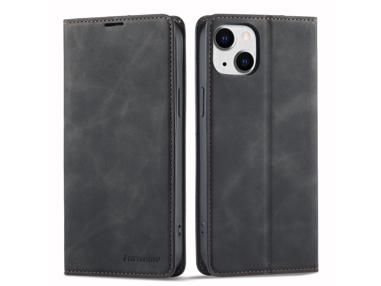 Case for iPhone 14 Pro 6.1 inch Premium PU Leather Cover with Card ...