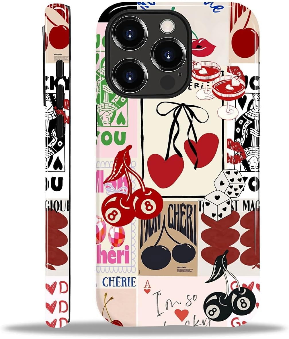 Case for iPhone 14 Pro,Lovely Phone Case for Girls Women,Scratch ...