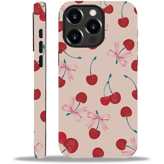 Case for iPhone 14 Pro Max,Exquisite Cherry Exquisitely Pattern Double ...