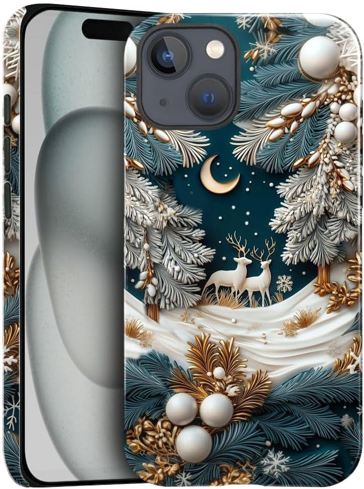 Case for iPhone 15 - [Drop Protection Phone Cover] - Glossy Hybrid Case ...