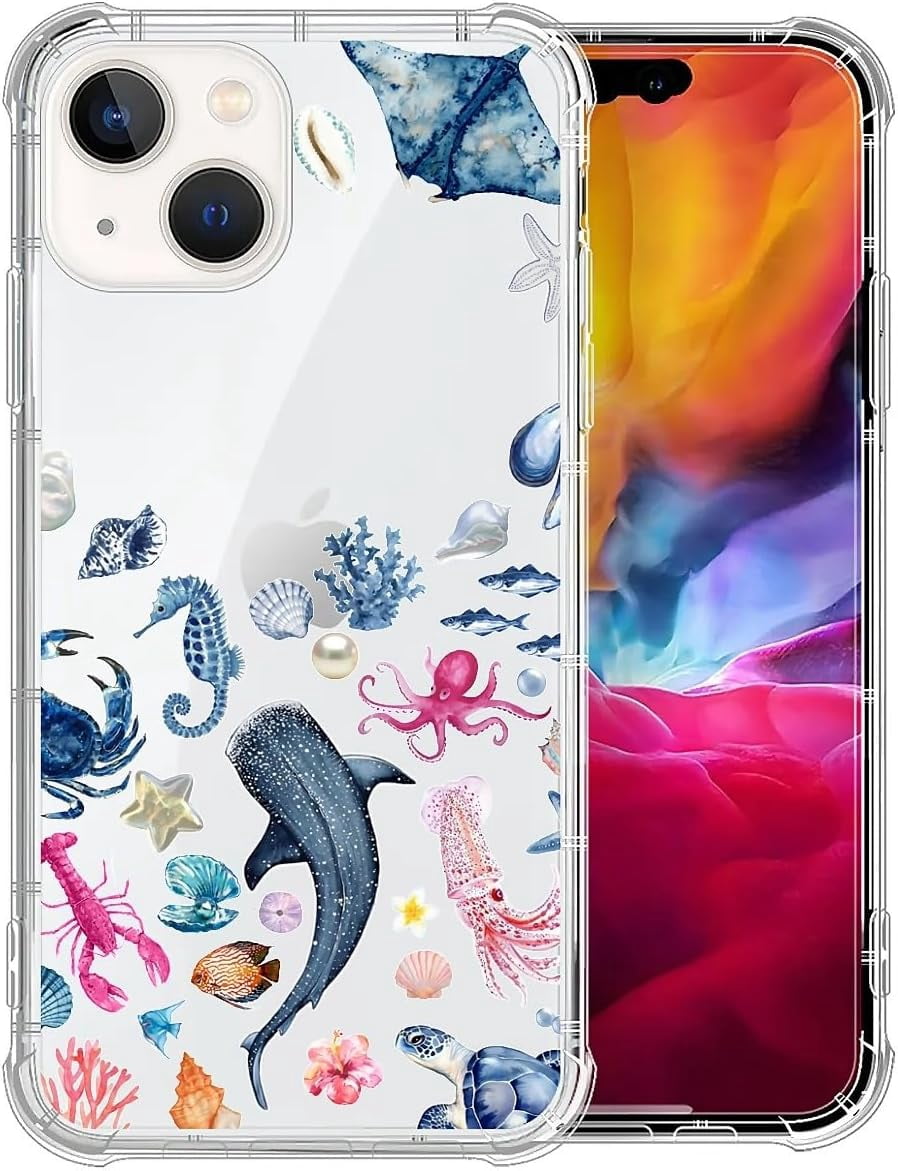Case for iPhone 15 Plus,Drop Protection Slim Fit Clear Phone Cover TPU ...