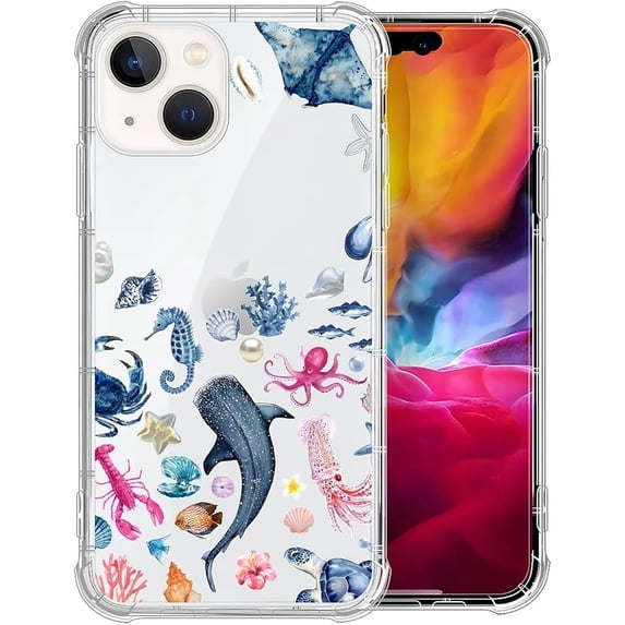 Case for iPhone 15 Plus,Drop Protection Slim Fit Clear Phone Cover TPU ...
