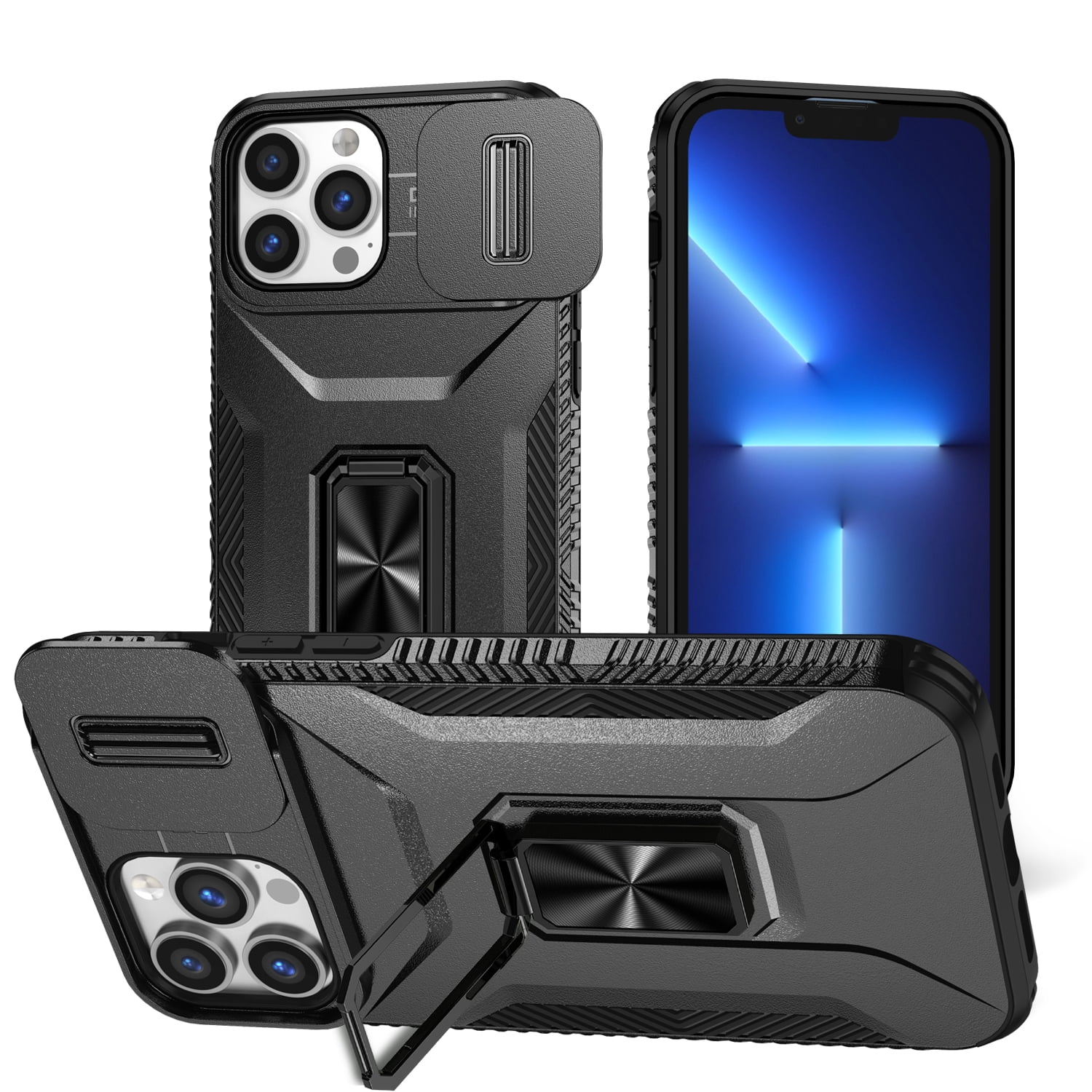 Case for iPhone 15 Pro Max (6.7) Sliding camera cover, military grade ...
