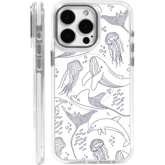 Case for iPhone 15 Pro Max Clear, Compatible with MagSafe, Anti-Scratch ...