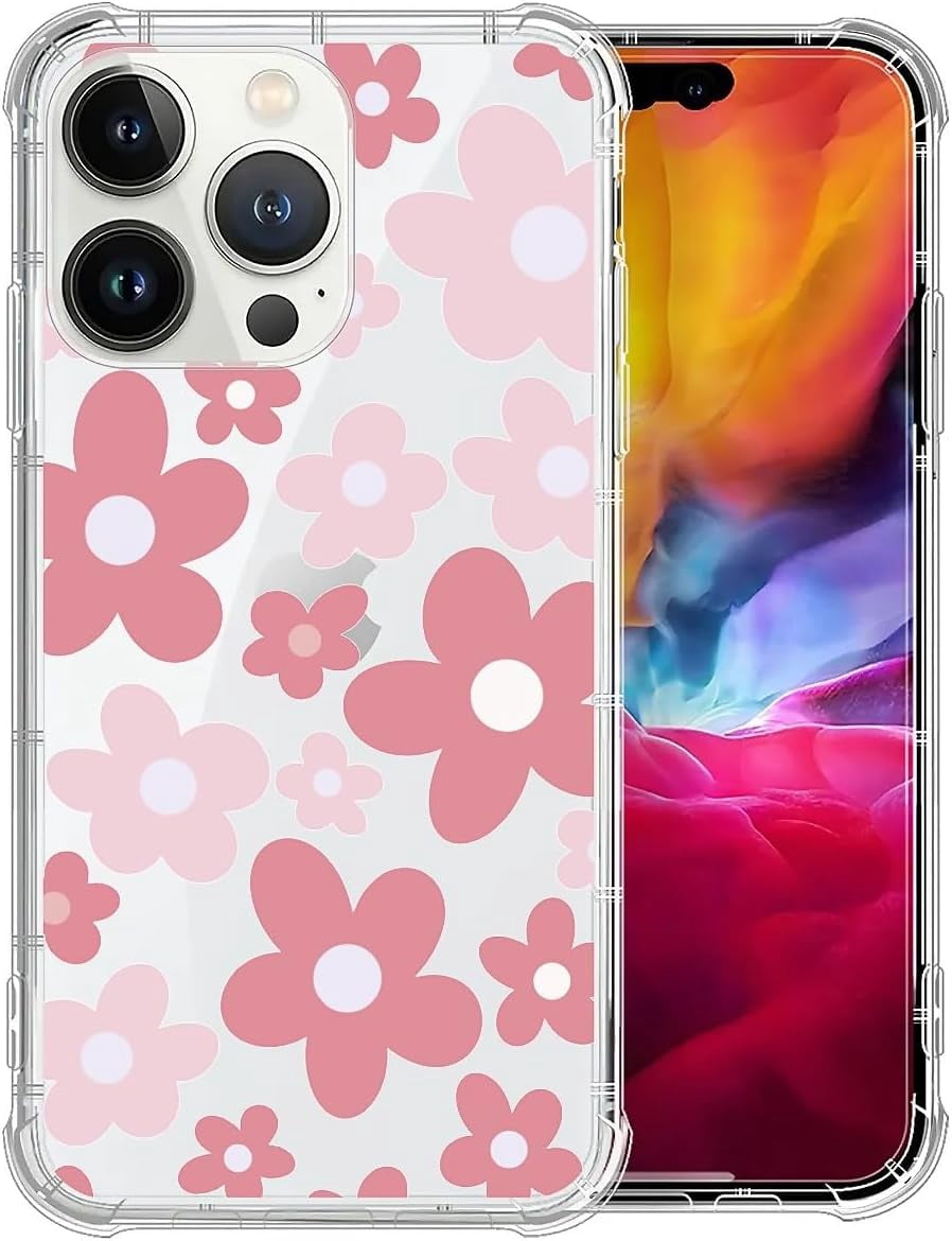 Case for iPhone 15 Pro Max,Drop Protection Slim Fit Clear Phone Cover ...