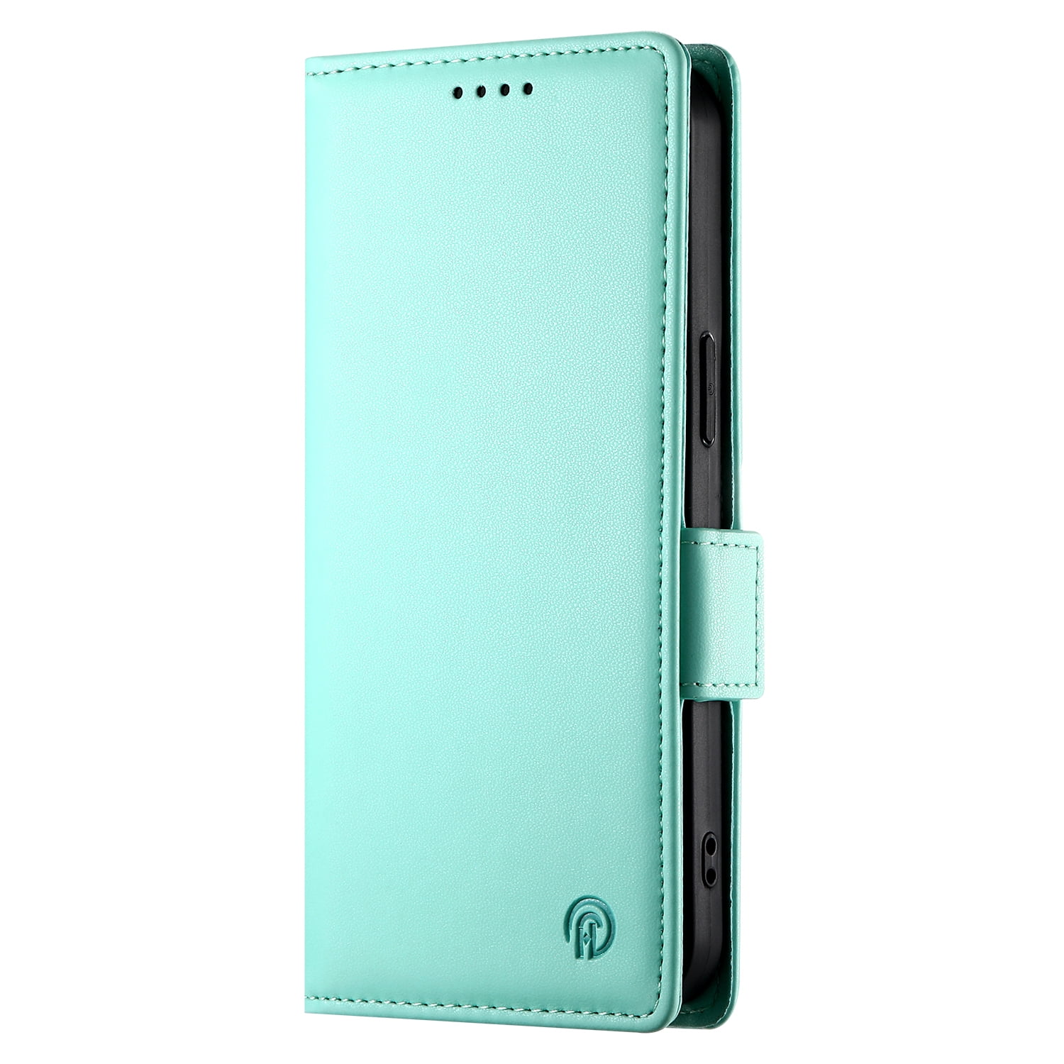 Case for iPhone 16 6.1 PU leather flip phone case with credit card clip, bracket protection and ...