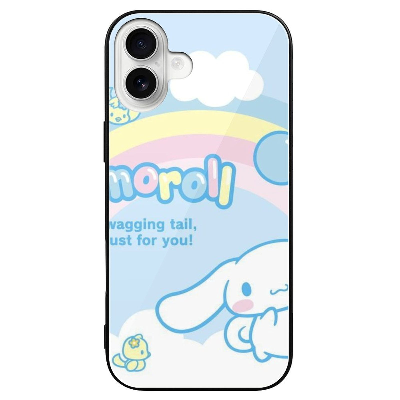 Case for iPhone 16 Glass Back + TPU Inner Shell, Scratch-Resistant ...