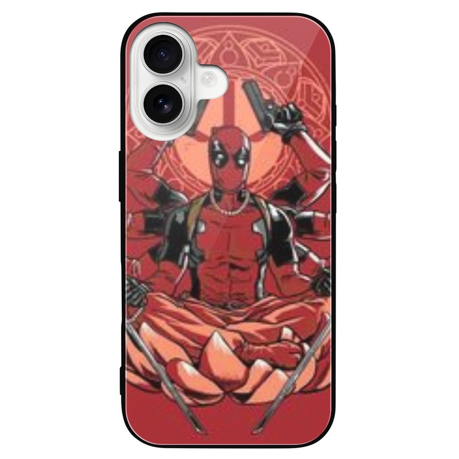 Case for iPhone 16 Glass Back + TPU Inner Shell, Scratch-Resistant ...