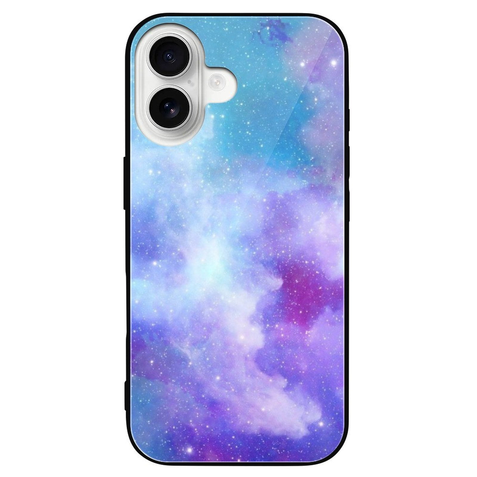 Case for iPhone 16 Glass Back + TPU Inner Shell, Scratch-Resistant ...