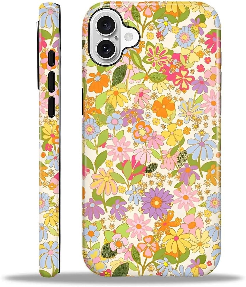 Case for iPhone 16, Lovely Phone Case for Girls Women, Scratch ...