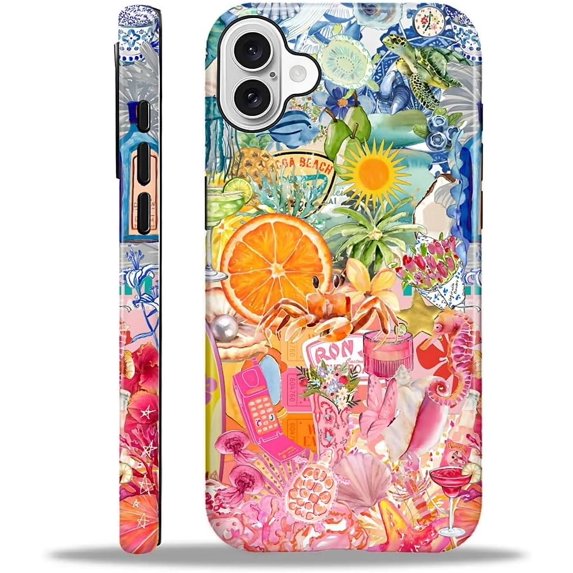 Case for iPhone 16, Lovely Phone Case for Girls Women, Scratch ...