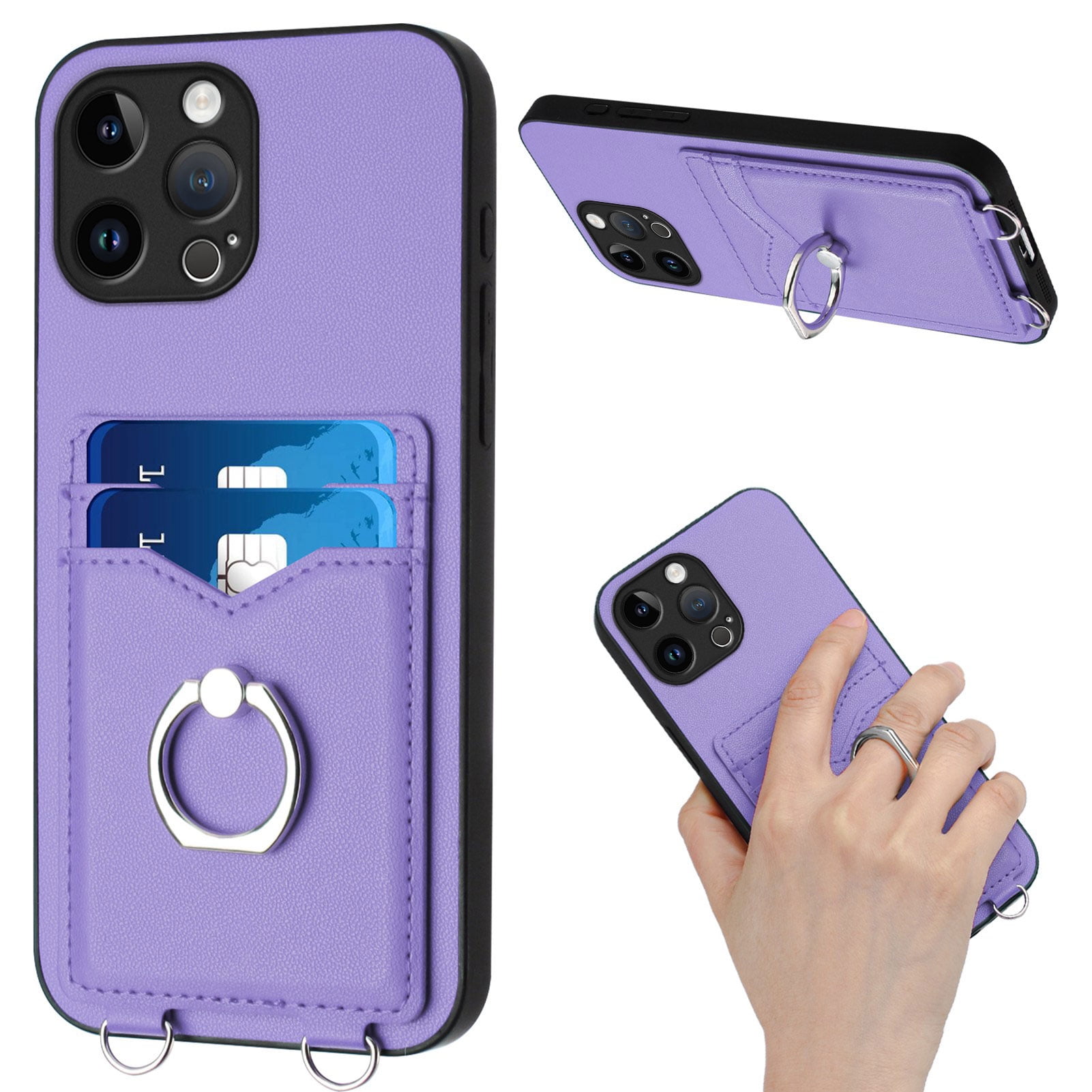 Case for iPhone 16 Plus Advanced wallet protection case, PU leather ...