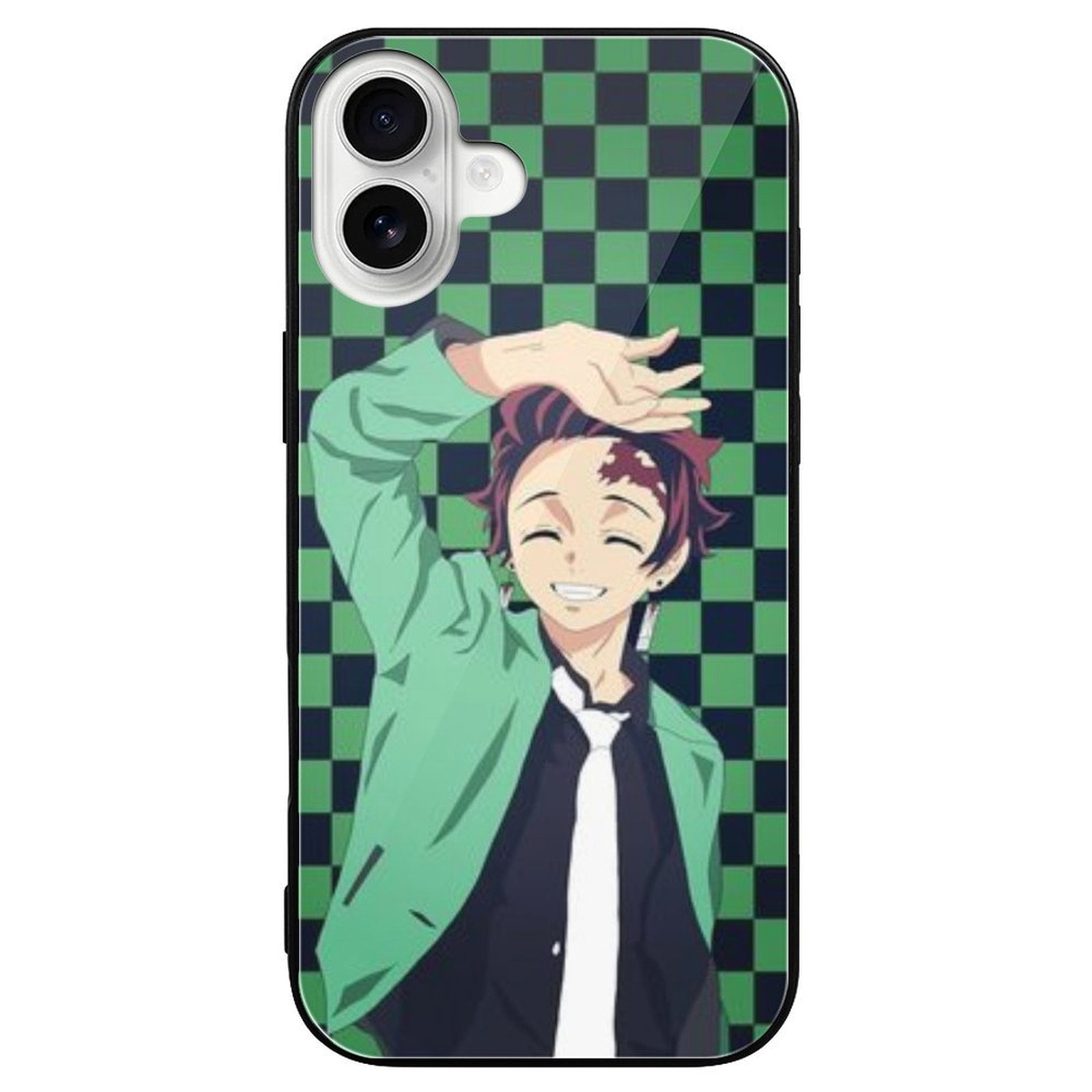 Case for iPhone 16 Plus Glass Back + TPU Inner Shell, Scratch-Resistant ...