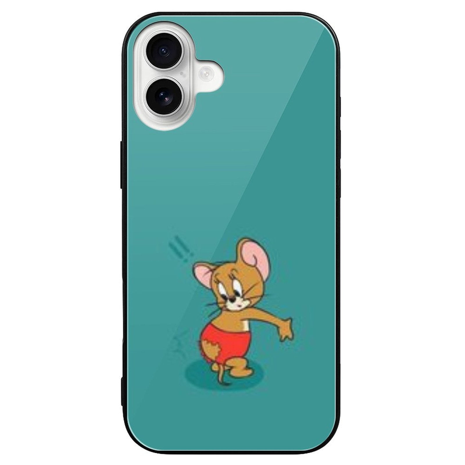 Case for iPhone 16 Plus Glass Back + TPU Inner Shell, Scratch-Resistant ...