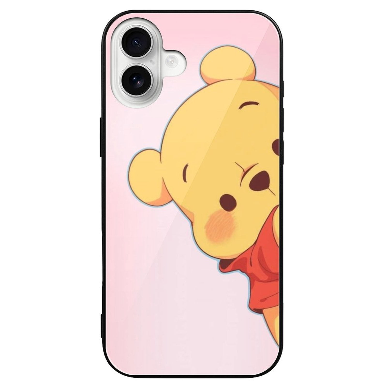 Case for iPhone 16 Plus Glass Back + TPU Inner Shell, Scratch-Resistant ...