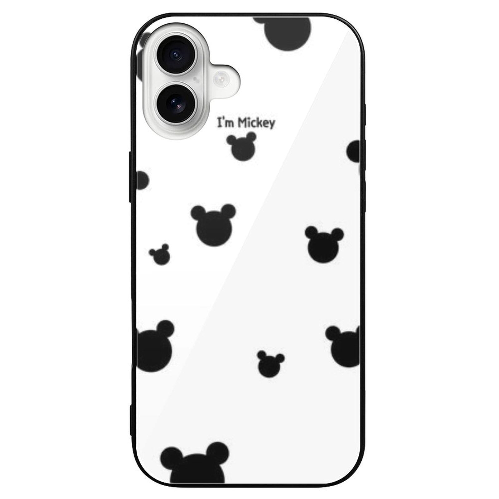 Case for iPhone 16 Plus Glass Back + TPU Inner Shell, Scratch-Resistant ...