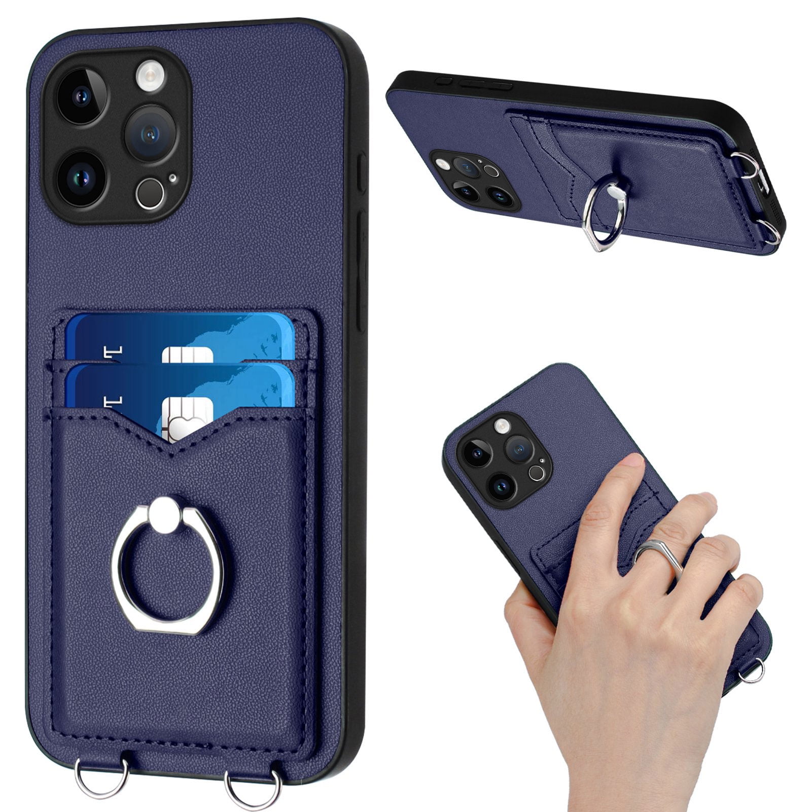 Case for iPhone 16 Pro Advanced wallet protection case, PU leather ...