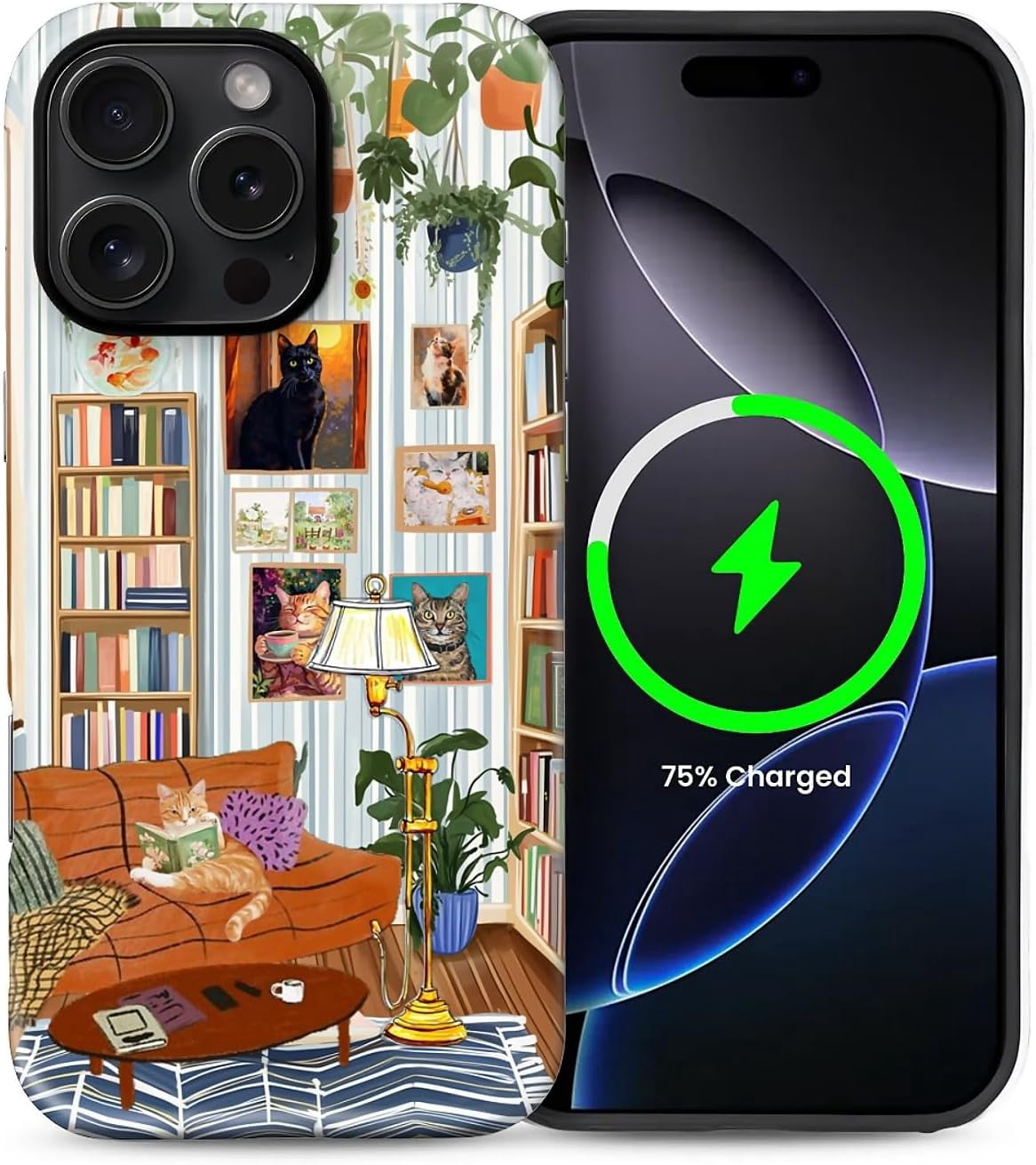Case for iPhone 16 Pro,Compatible with MagSafe,Magentic Hybrid 2 Layer ...