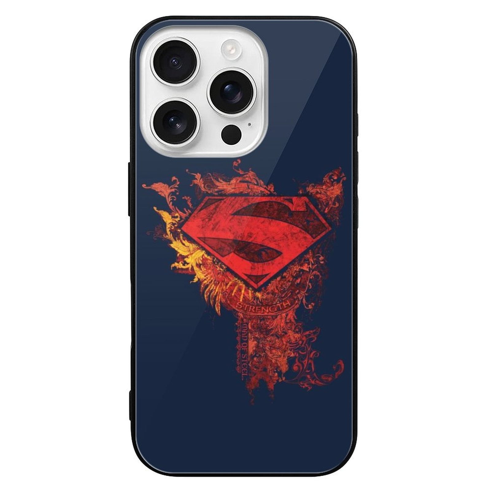 Case for iPhone 16 Pro Glass Back + TPU Inner Shell, Scratch-Resistant ...