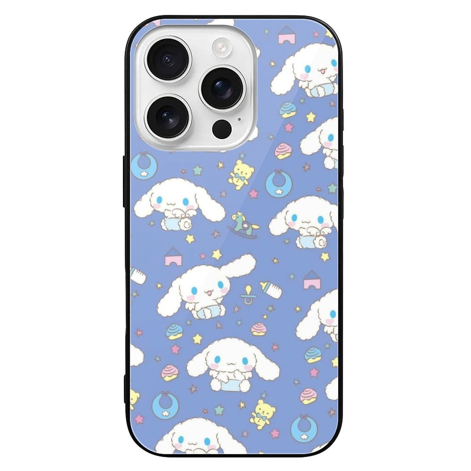 Case for iPhone 16 Pro Glass Back + TPU Inner Shell, Scratch-Resistant ...