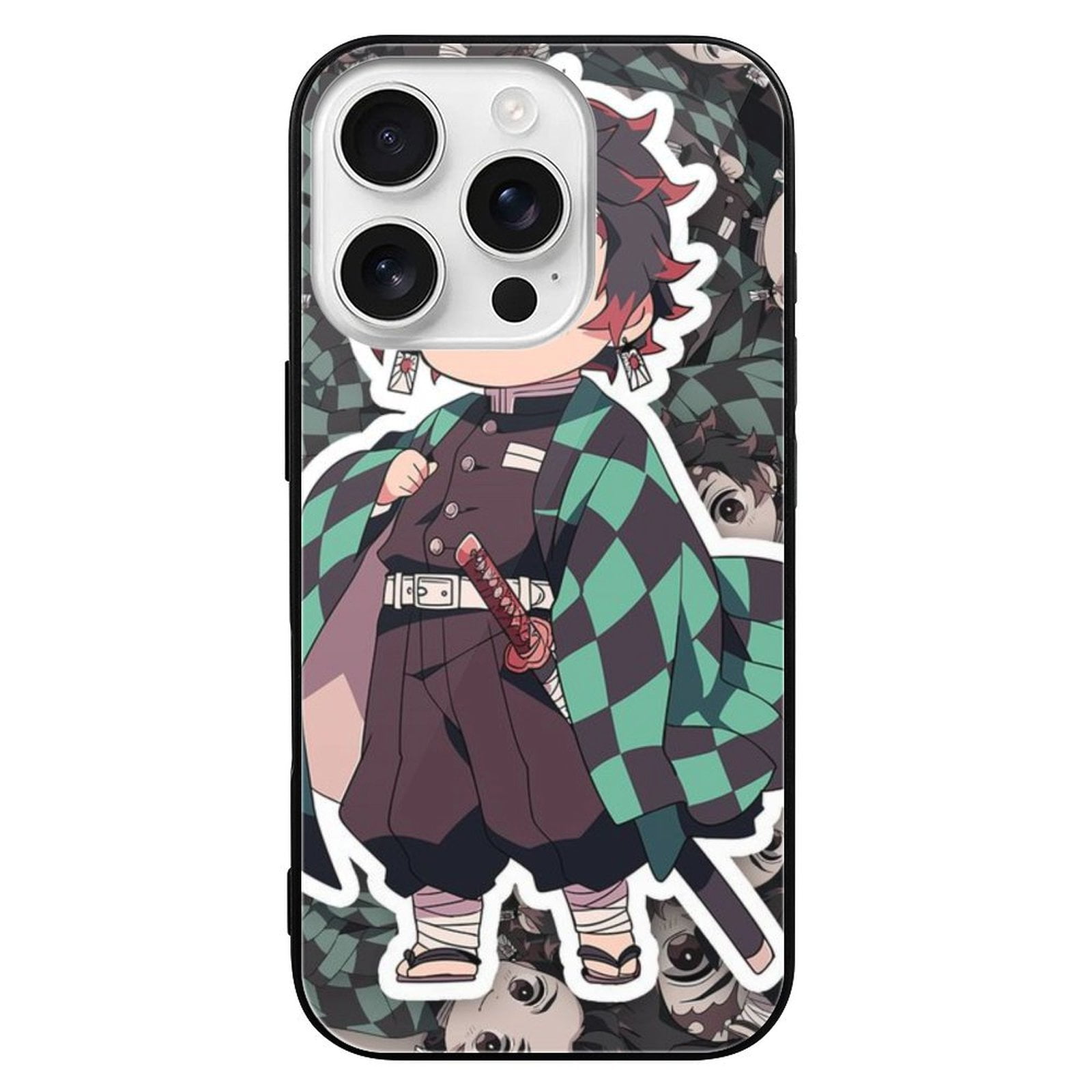 Case for iPhone 16 Pro Glass Back + TPU Inner Shell, Scratch-Resistant ...