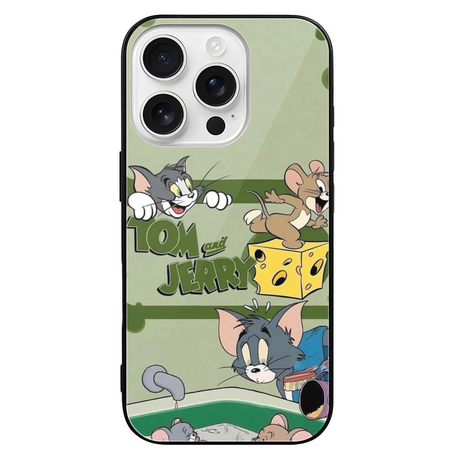 Case for iPhone 16 Pro Glass Back + TPU Inner Shell, Scratch-Resistant ...