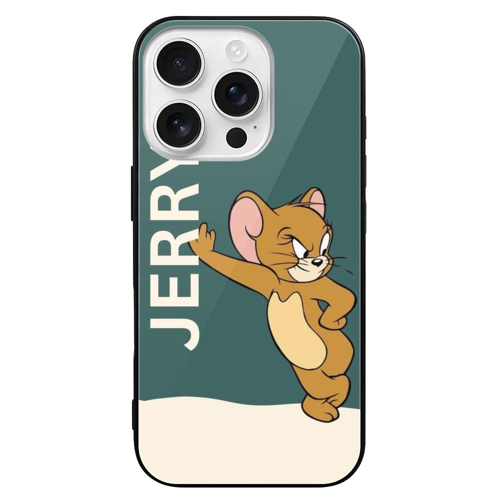 Case for iPhone 16 Pro Glass Back + TPU Inner Shell, Scratch-Resistant ...