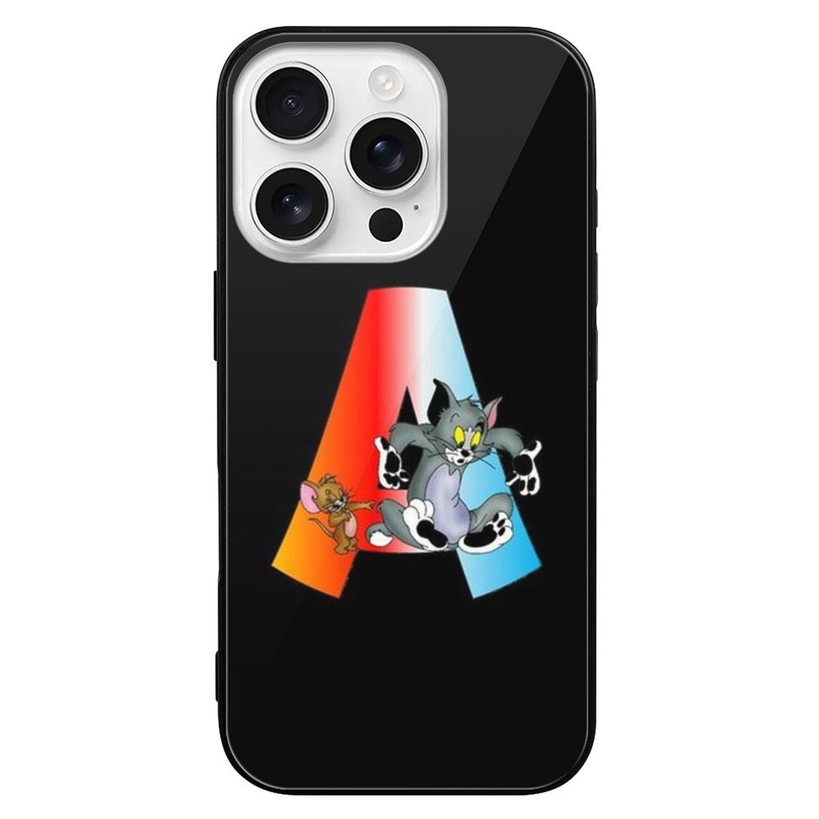 Case for iPhone 16 Pro Glass Back + TPU Inner Shell, Scratch-Resistant ...