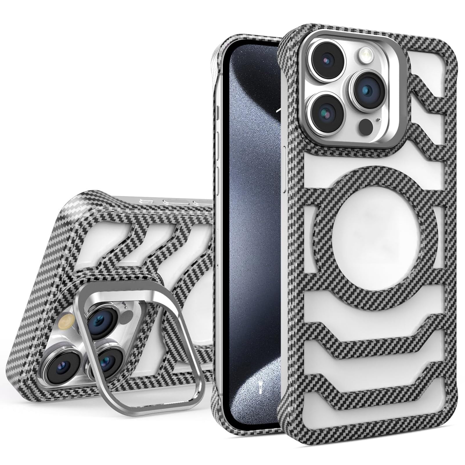 Case for iPhone 16 Pro Max/16 Pro/16 Plus/16, Heat Dissipation Case ...