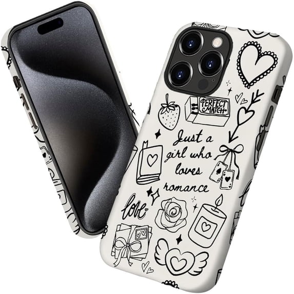 Case for iPhone 16 Pro Max, Book Lover Bookish Romance Phone Case ...