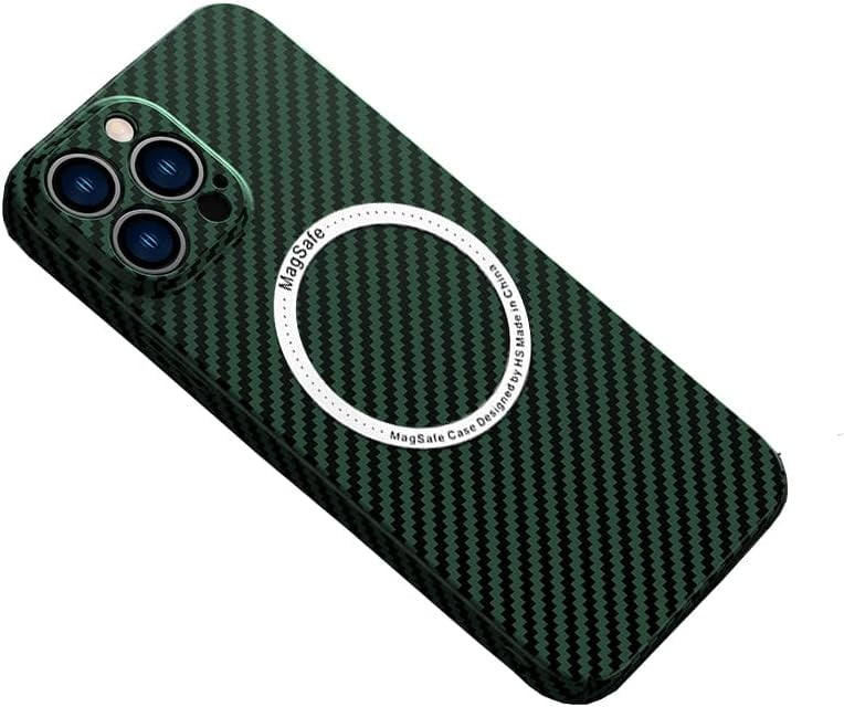 Case for iPhone 16 Pro Max Case Compatible with MagSafe Charger Carbon ...