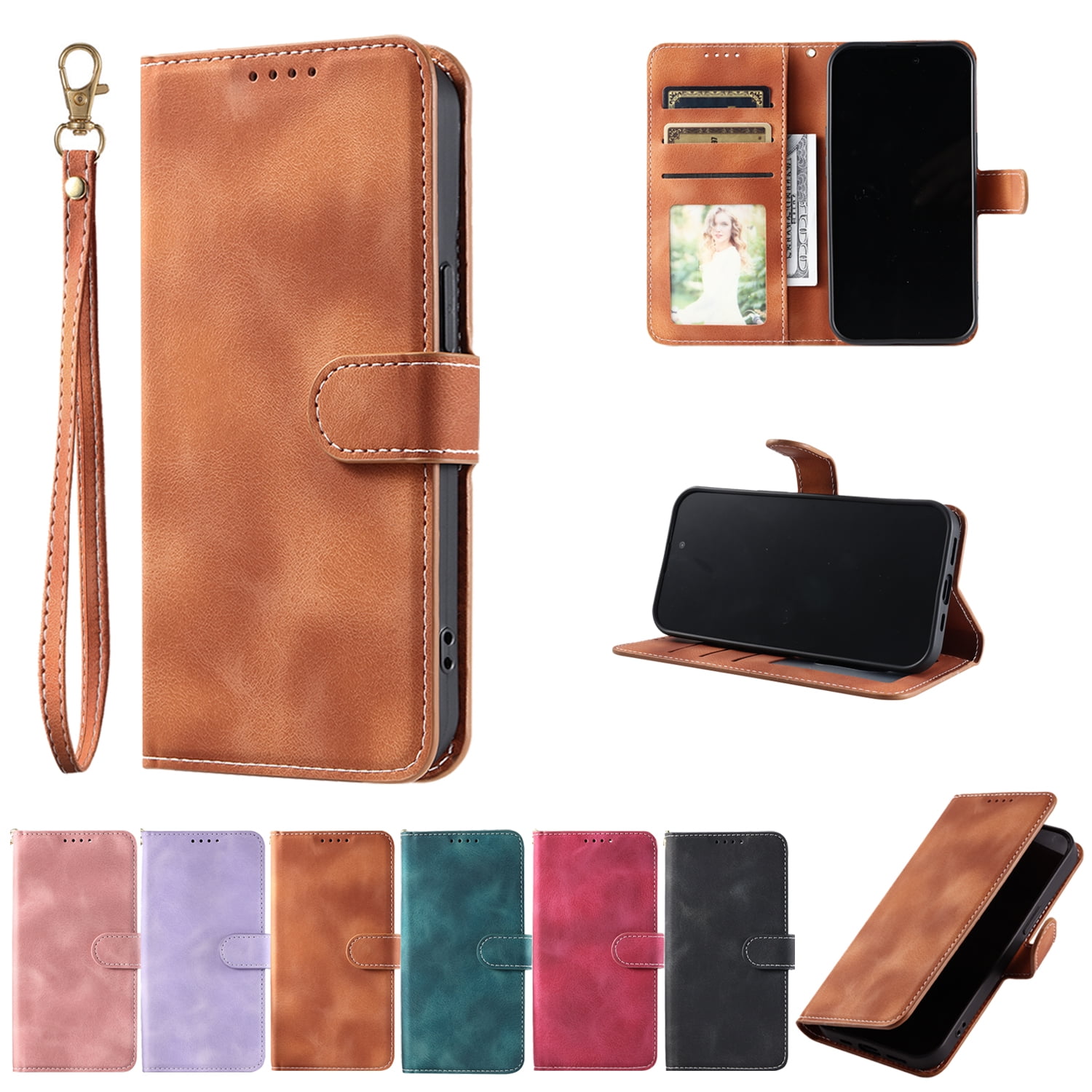 Case for iPhone 16 Wallet case, anti-RFID (Radio Frequency ...